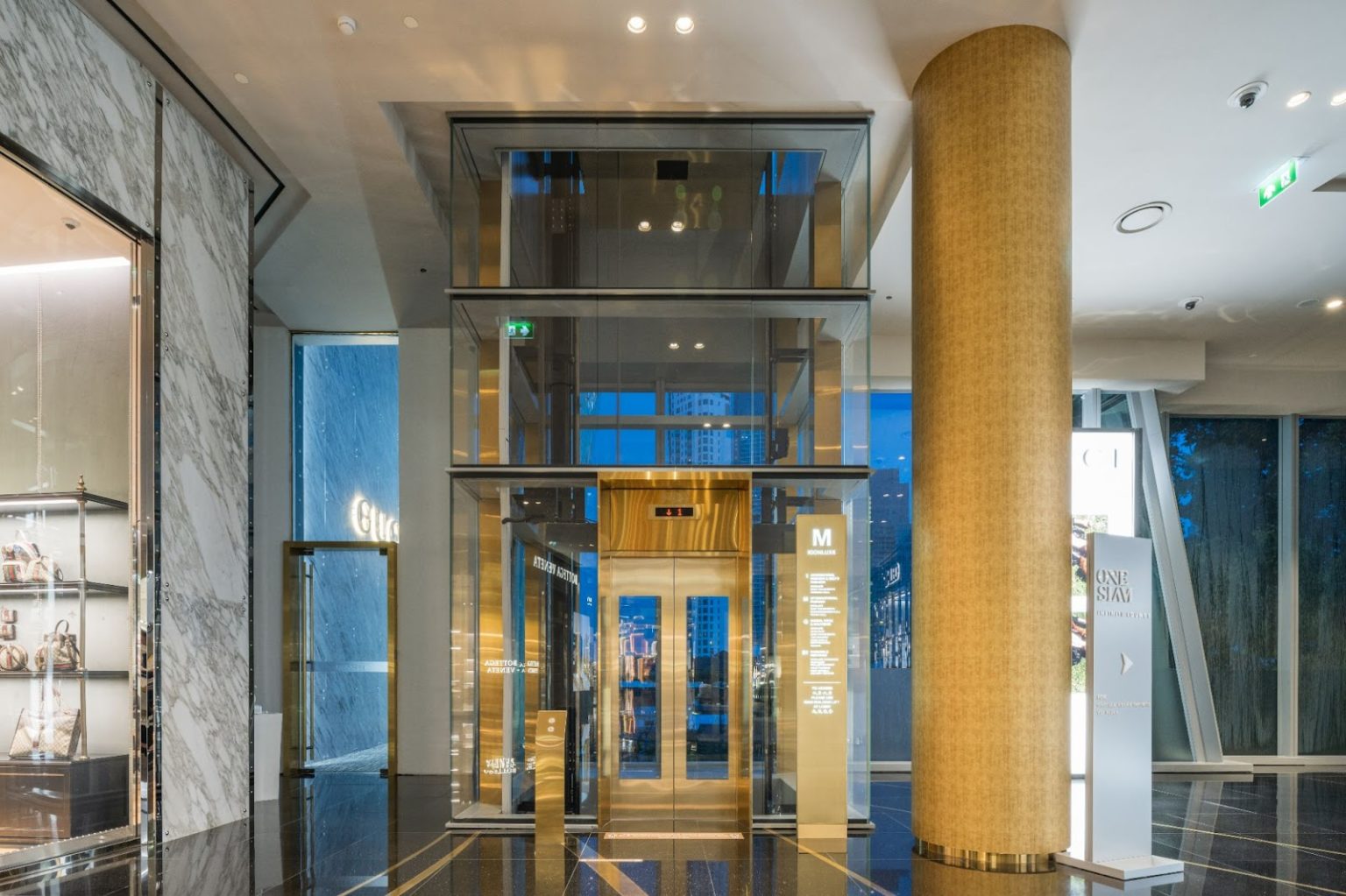 Icon Siam Lift and Exterior Glass Wall | MBM Metalworks